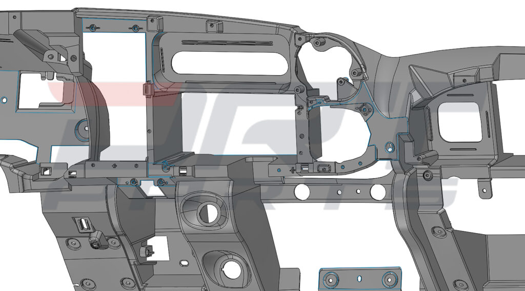 2nd Generation Dodge Reproduction Lower Dashboard - DRT Parts ...